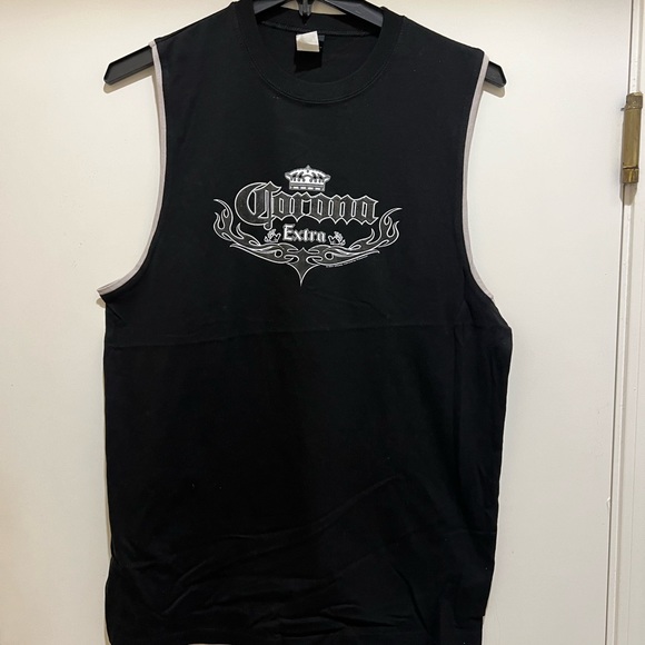 Corona | Shirts | Corona Extra Mens Tank Top Black Color Tank ...